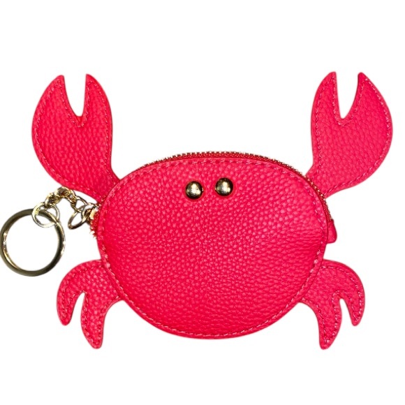 Nanette Lepore | Bags | Nanette Lepore Red Fuax Leather Crab Coin ...